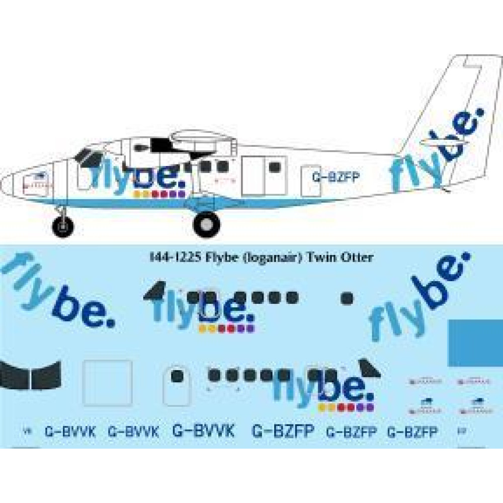 26Decals 144-1225 1/144 Flybe (Loganair) Twin Otter Laser decal - for ...
