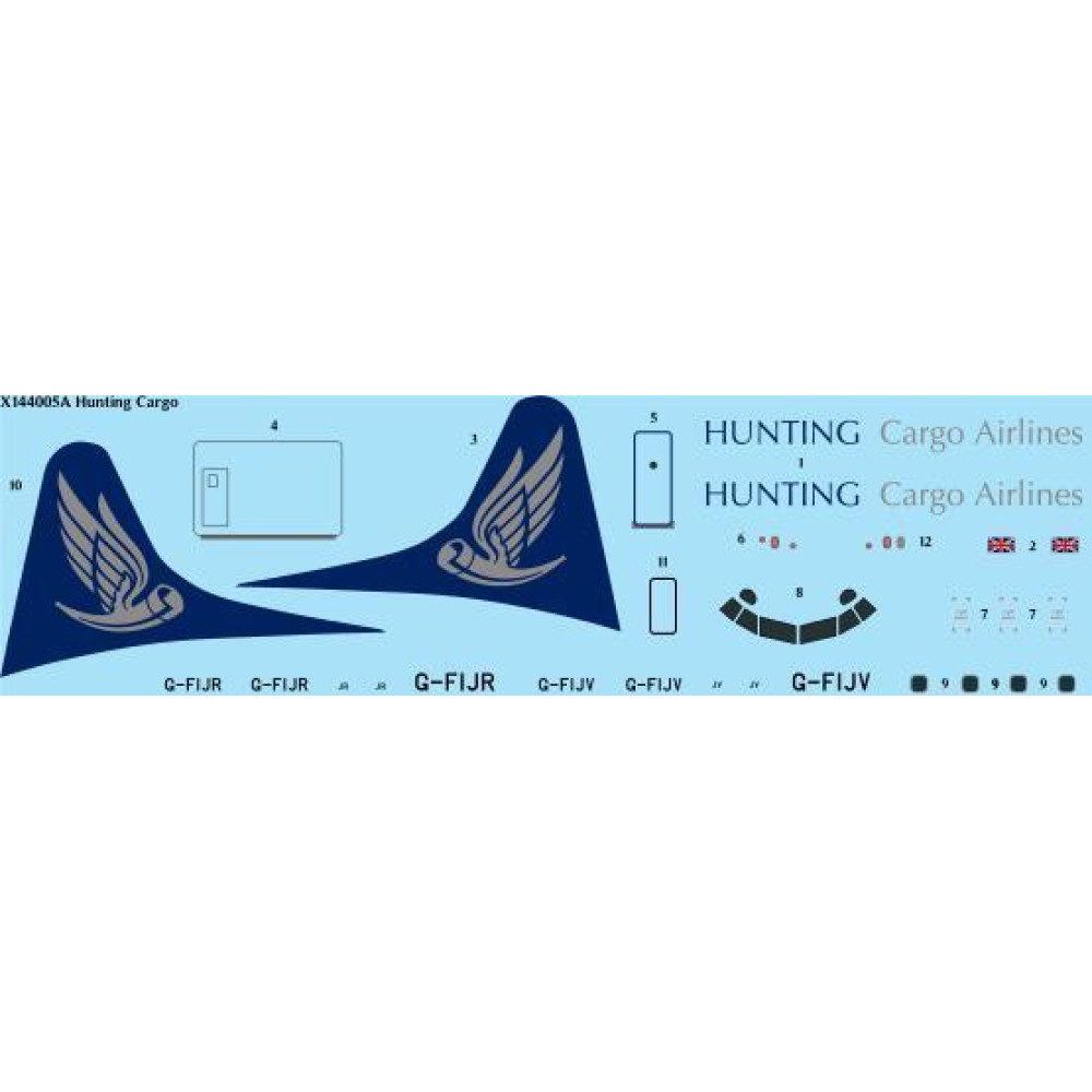 26Decals X144005A 1/144 Hunting Cargo Laser Decal for X-Scale Models ...