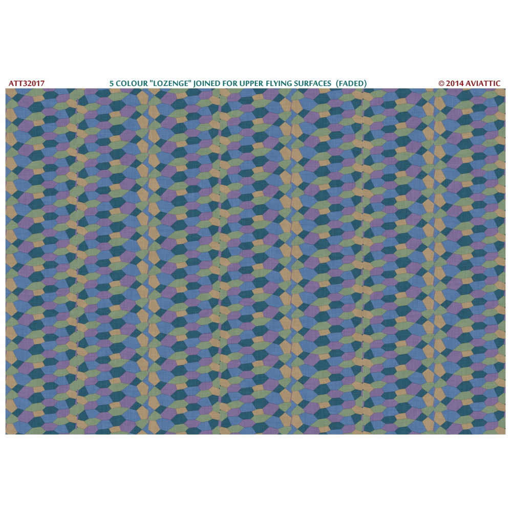 Aviattic ATT32017 1/32 5 colour lozenge joined for upper flying ...