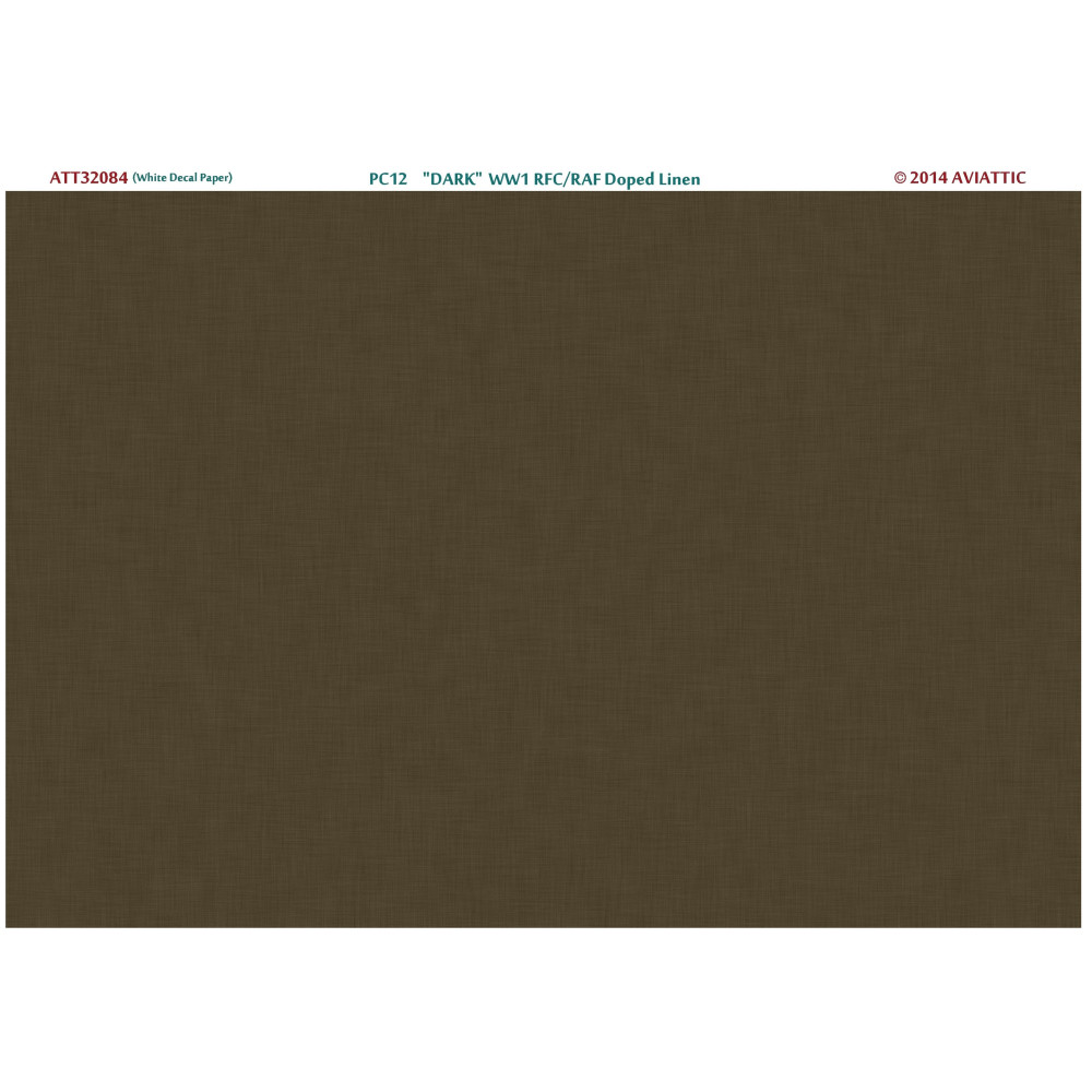 Aviattic ATT32084 1/32 (white decal paper) PC12 dark WW1 RFC/RAF doped ...