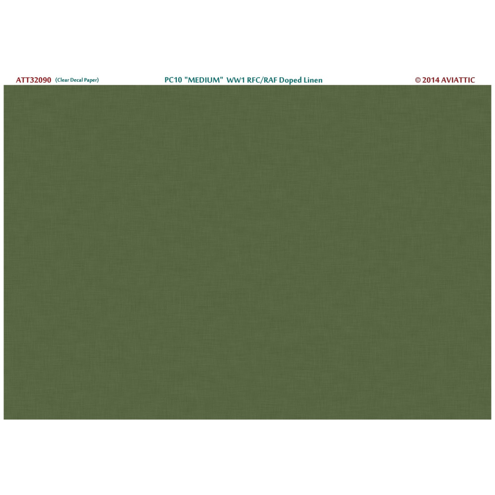 Aviattic ATT32090 1/32 (clear decal paper) PC10 medium WW1 RFC/RAF ...