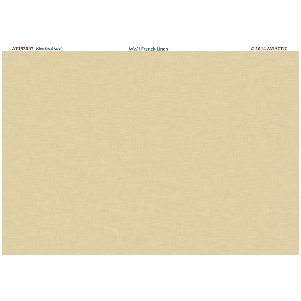 Aviattic ATT32097 1/32 (clear decal paper) WW1 French linen Model Kit ...
