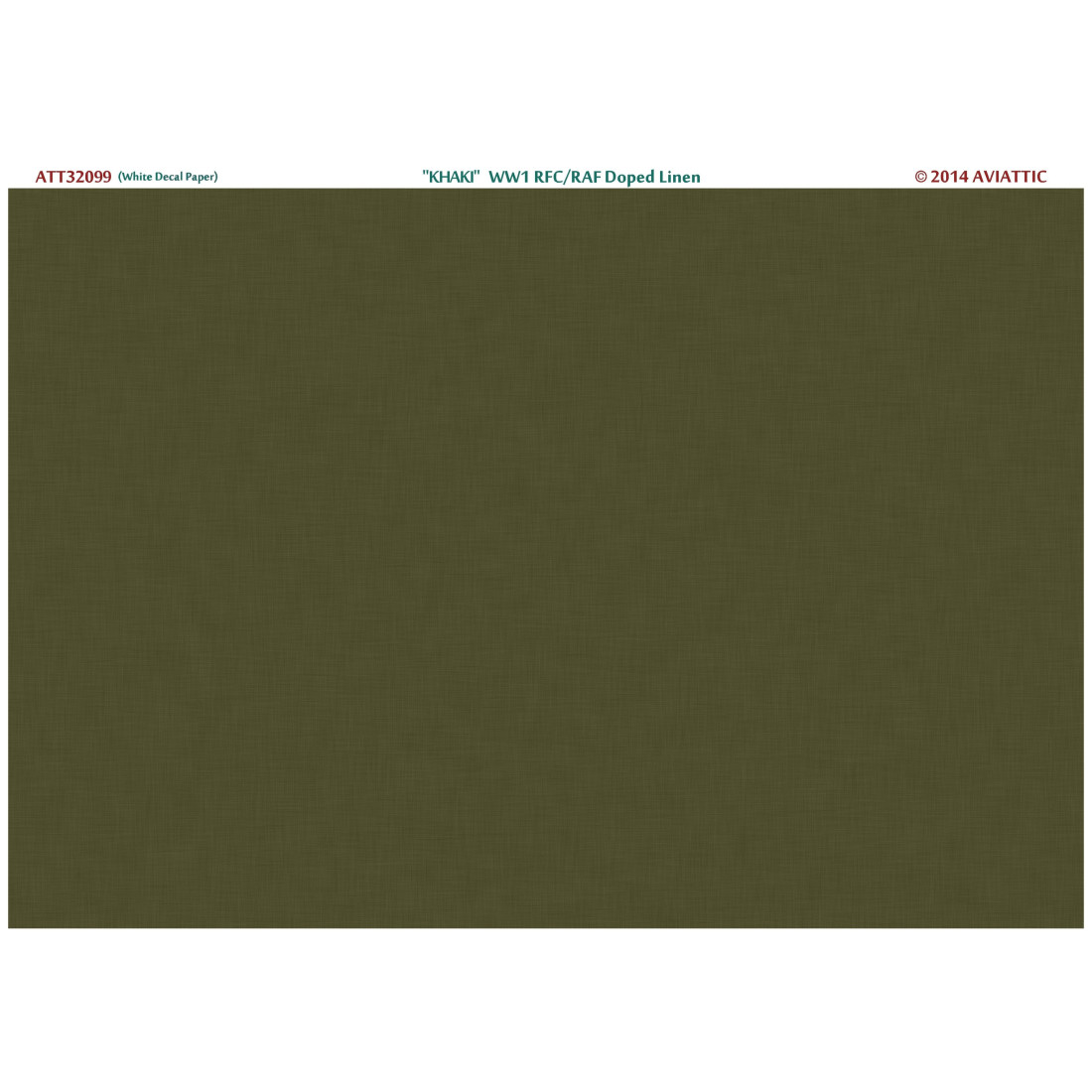 Aviattic ATT32099 1/32 (white decal paper) PC10 WW1 RFC/RAF doped linen ...