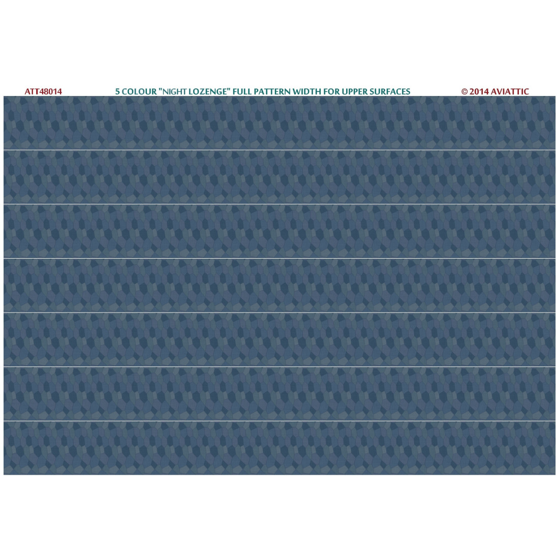 Aviattic ATT48014 1/48 5 colour night lozenge full pattern width for ...
