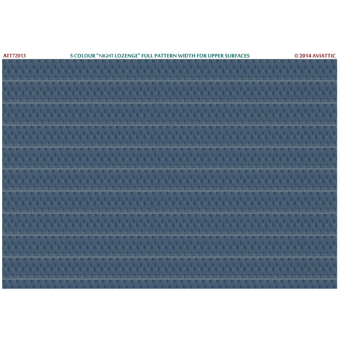 Aviattic ATT72013 1/72 5 colour night lozenge full pattern width for ...