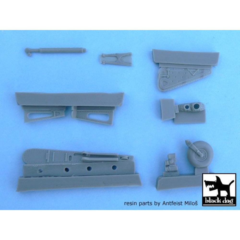 Black Dog A32002 1/32 Focke-Wulf FW 190 D-9 tail wheel for Hasegawa 7 parts