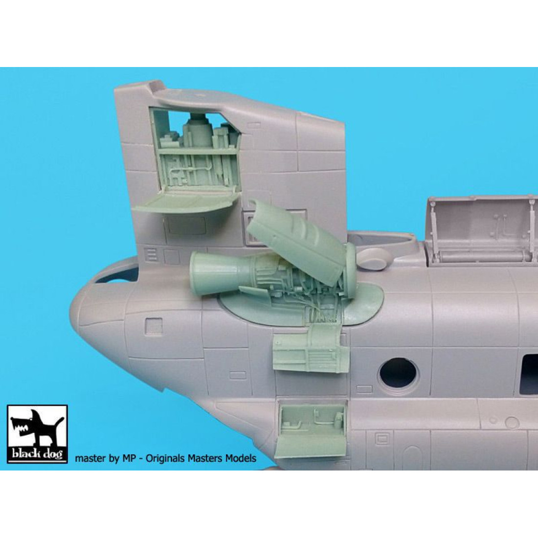 Black Dog A7205 1/72 Ch-47 Chinnok engine for Italeri