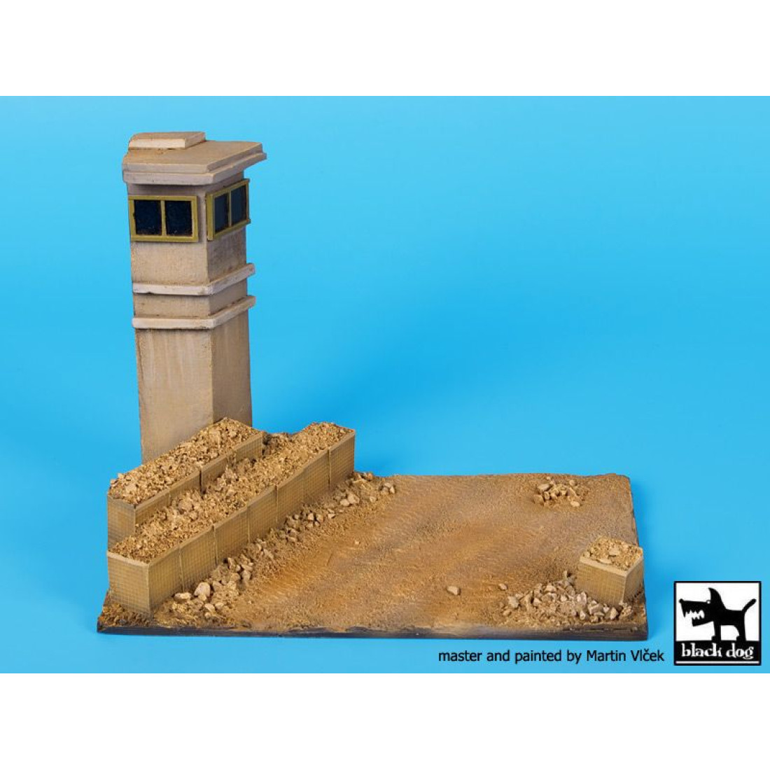 Black Dog D72038 1/72 Guard tower base Model Kit Diorama Accessories ...