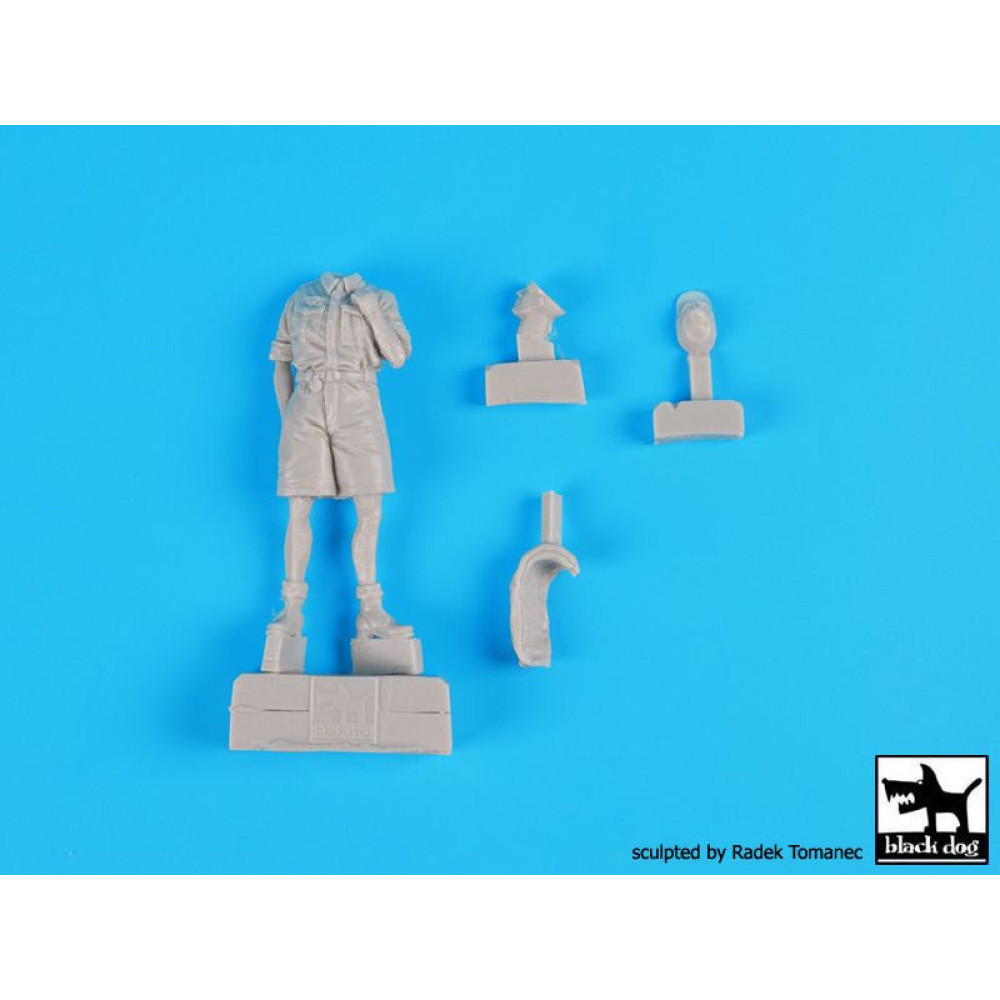 Black Dog F32051 1/32 German Luftwaffe pilots set Africa 1940-1945 ...