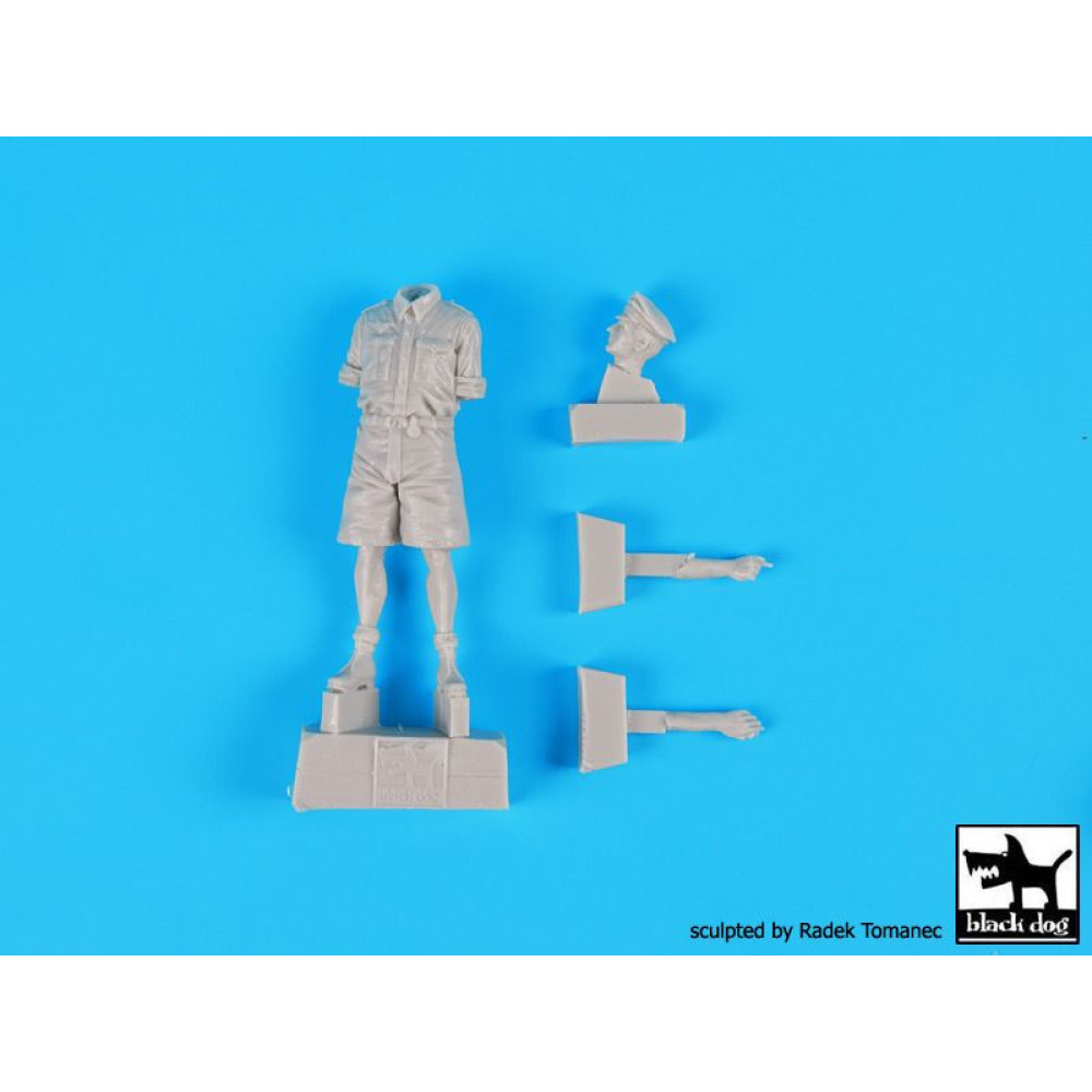 Black Dog F32051 1/32 German Luftwaffe pilots set Africa 1940-1945 ...
