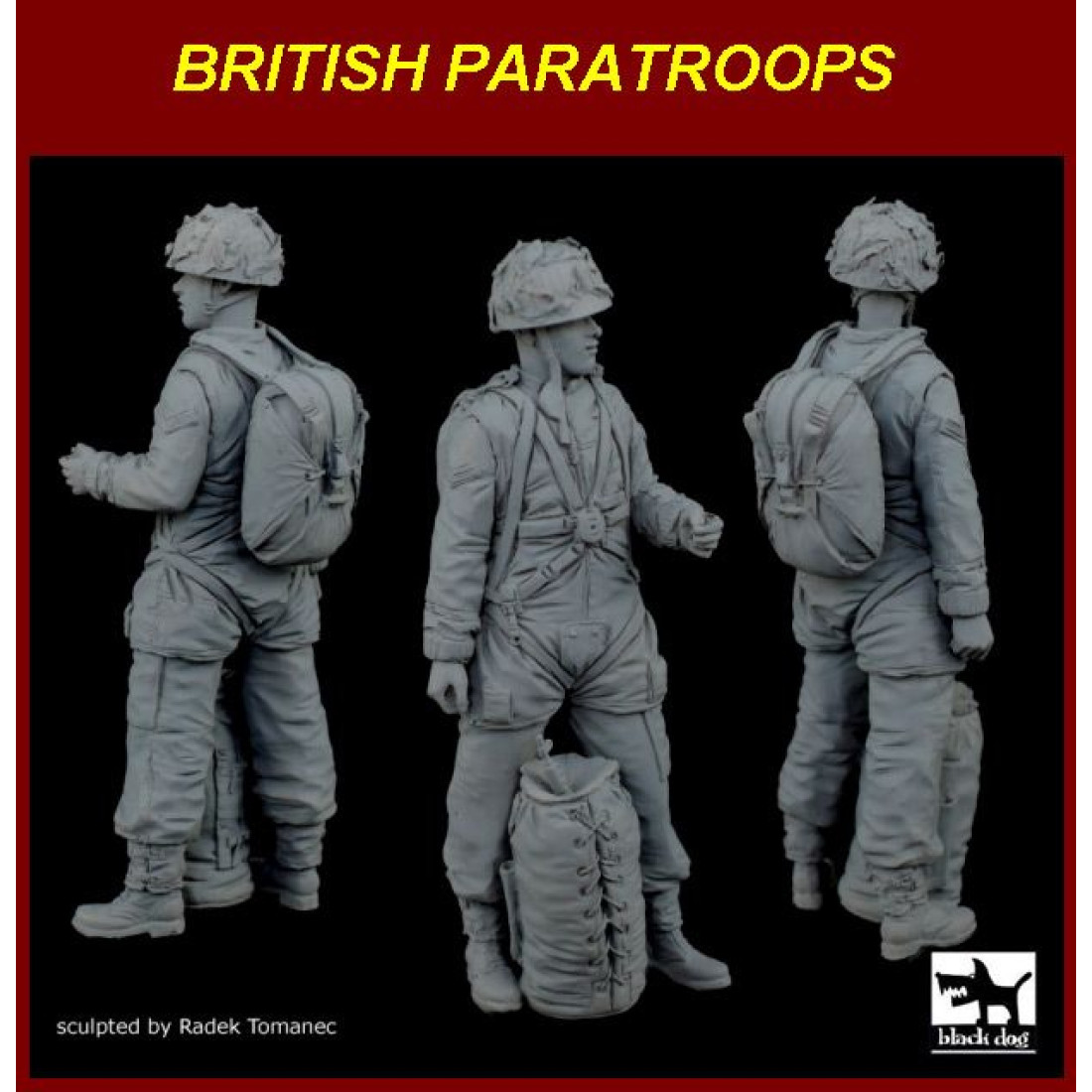 Black Dog F35115 1/35 British paratroper #2 Model Kit Figures Model ...