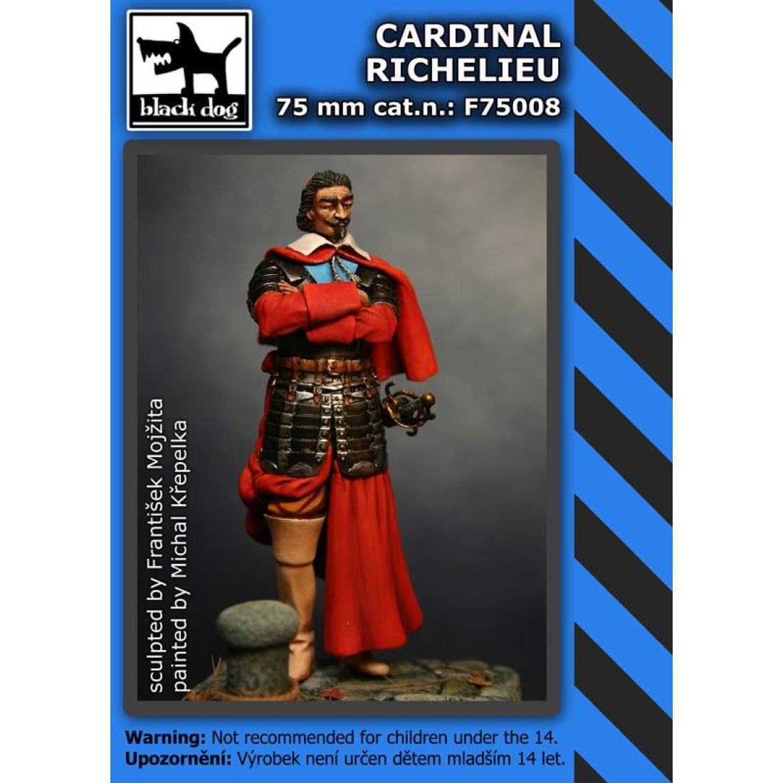 Black Dog F75008 75mm Cardinal Richelie