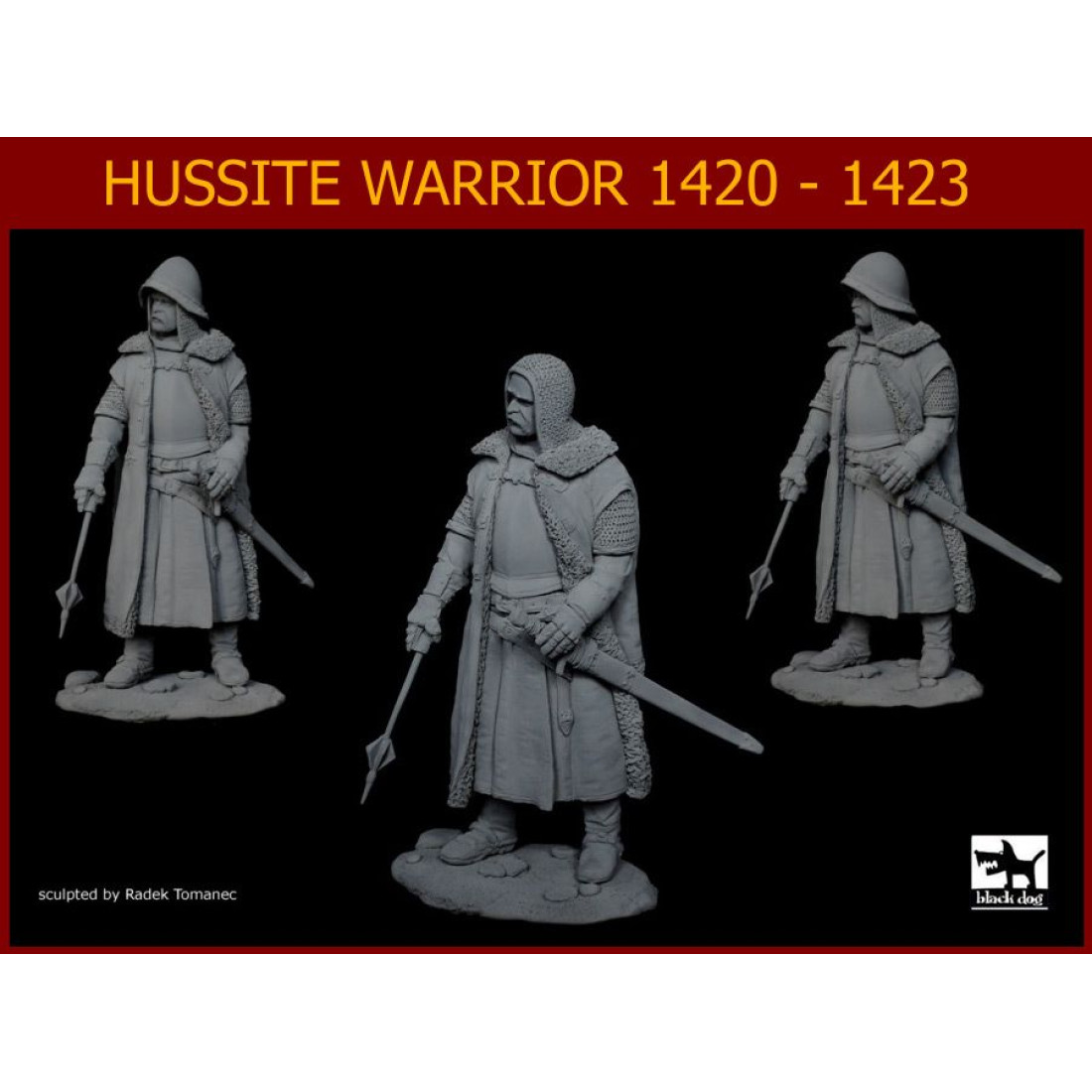 Black Dog F75016 5mm Hussite warrior