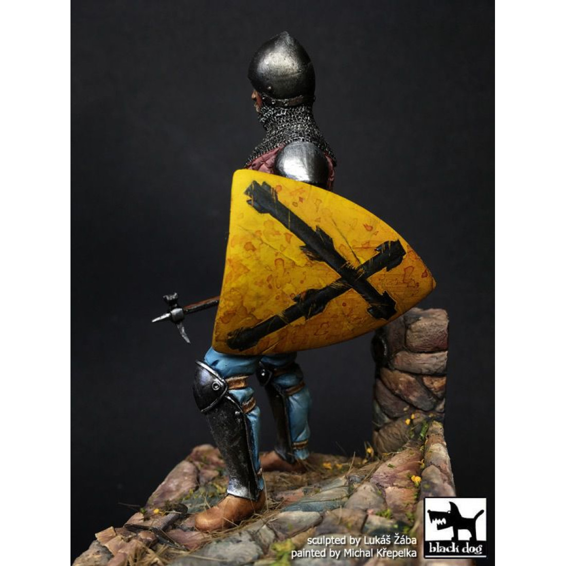 Black Dog F75019 75mm Medieval Knight 15Th Century Model Kit Figures ...