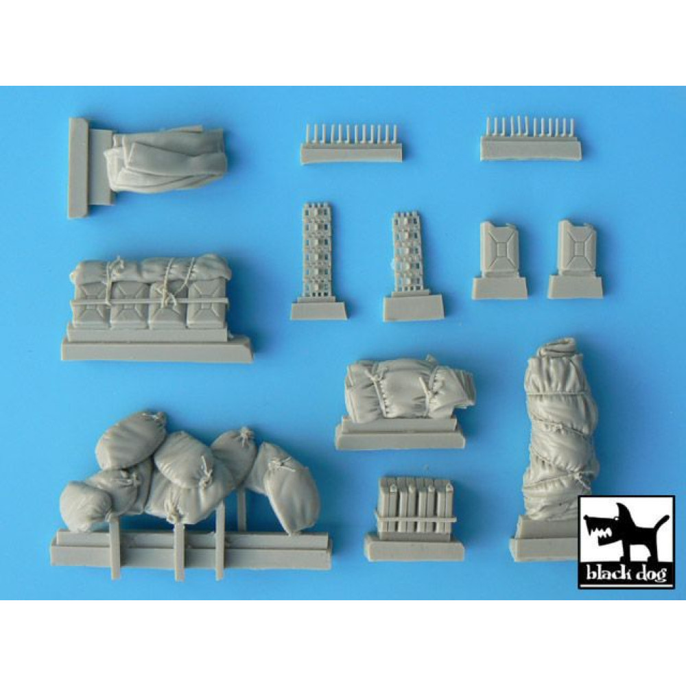 Black Dog T35005 1/35 Carro armato accessories set for Tamiya 18 resin ...
