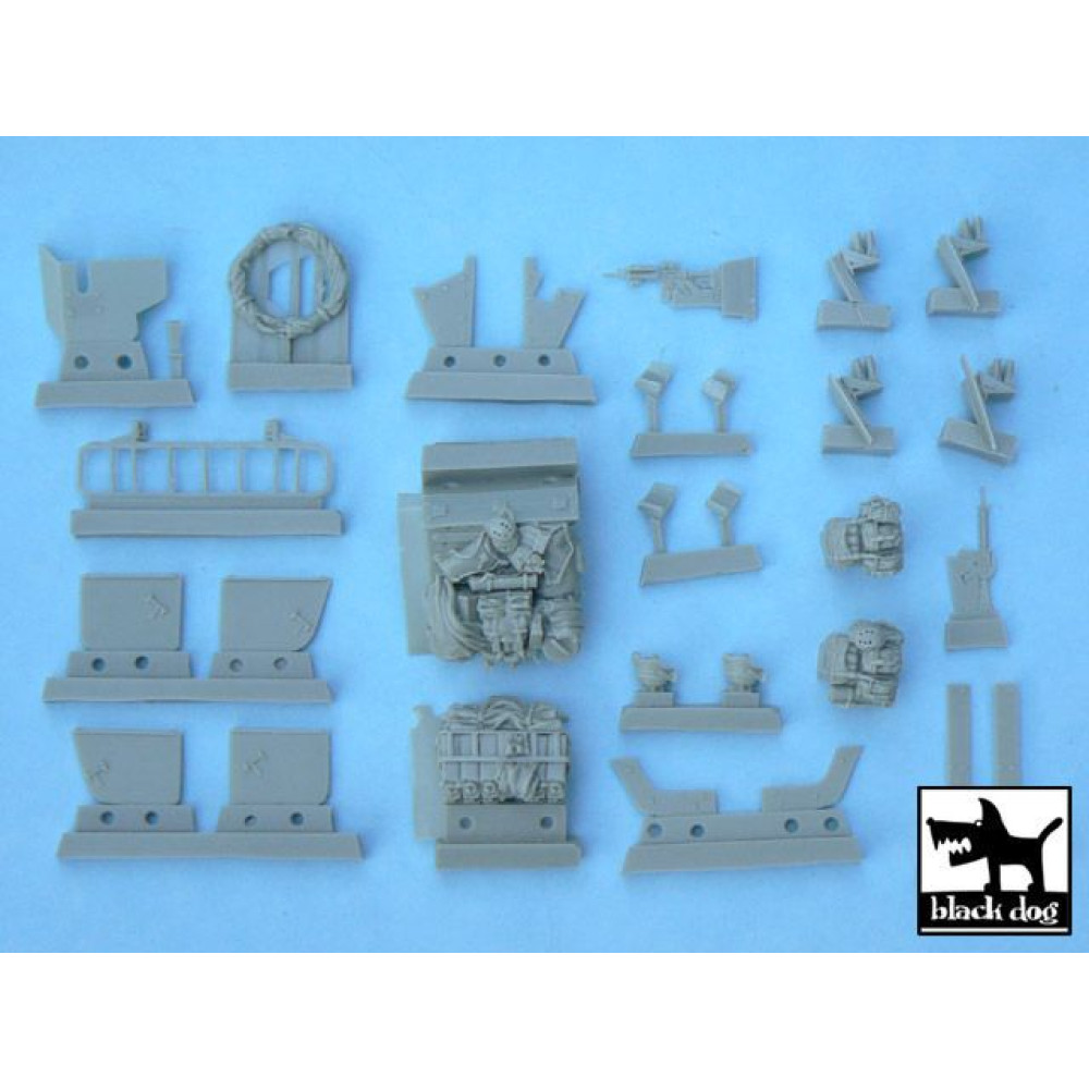 Black Dog T48034 1/48 HUMVEE Iraq war accessories set for Tamiya, 30 ...