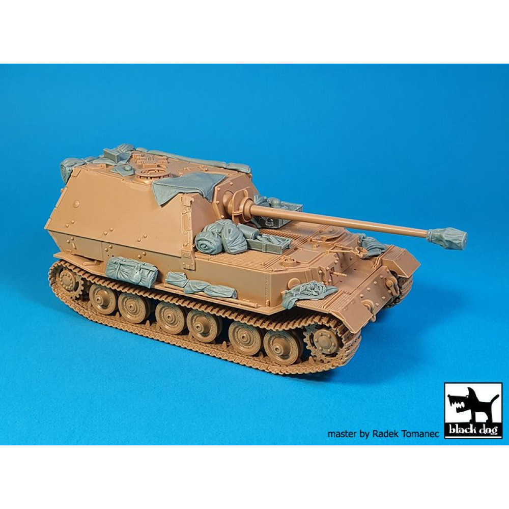 Black Dog T48073 1/48 Heavy tank destroyer Elefant accessories set for ...