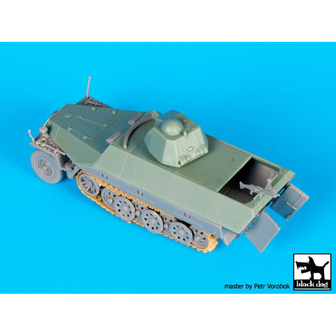 Black Dog T72093 1/72 Sd.Kfz.251 ausf D Hotchkiss turret conversion set ...