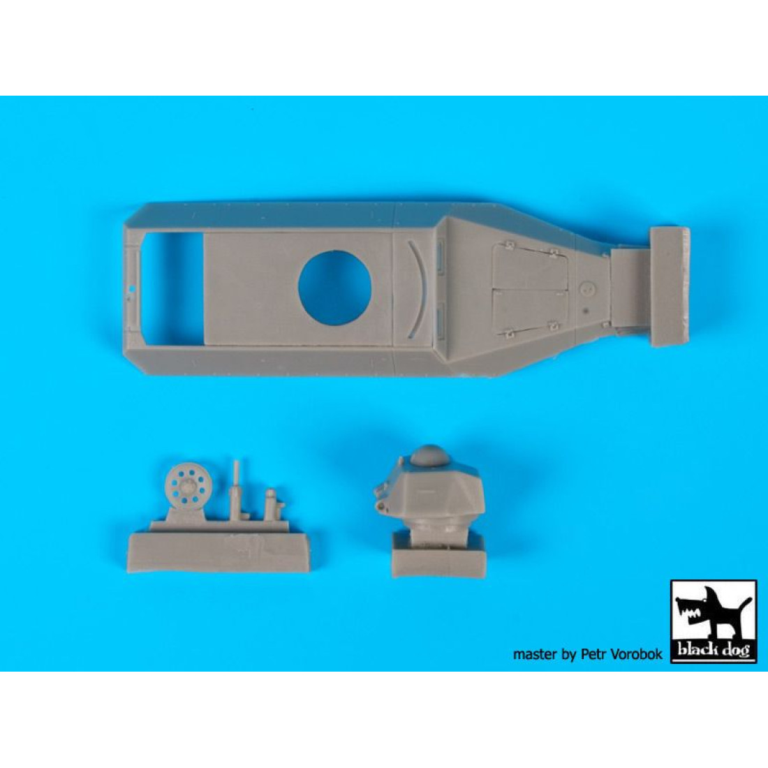Black Dog T72093 1/72 Sd.Kfz.251 ausf D Hotchkiss turret conversion set ...