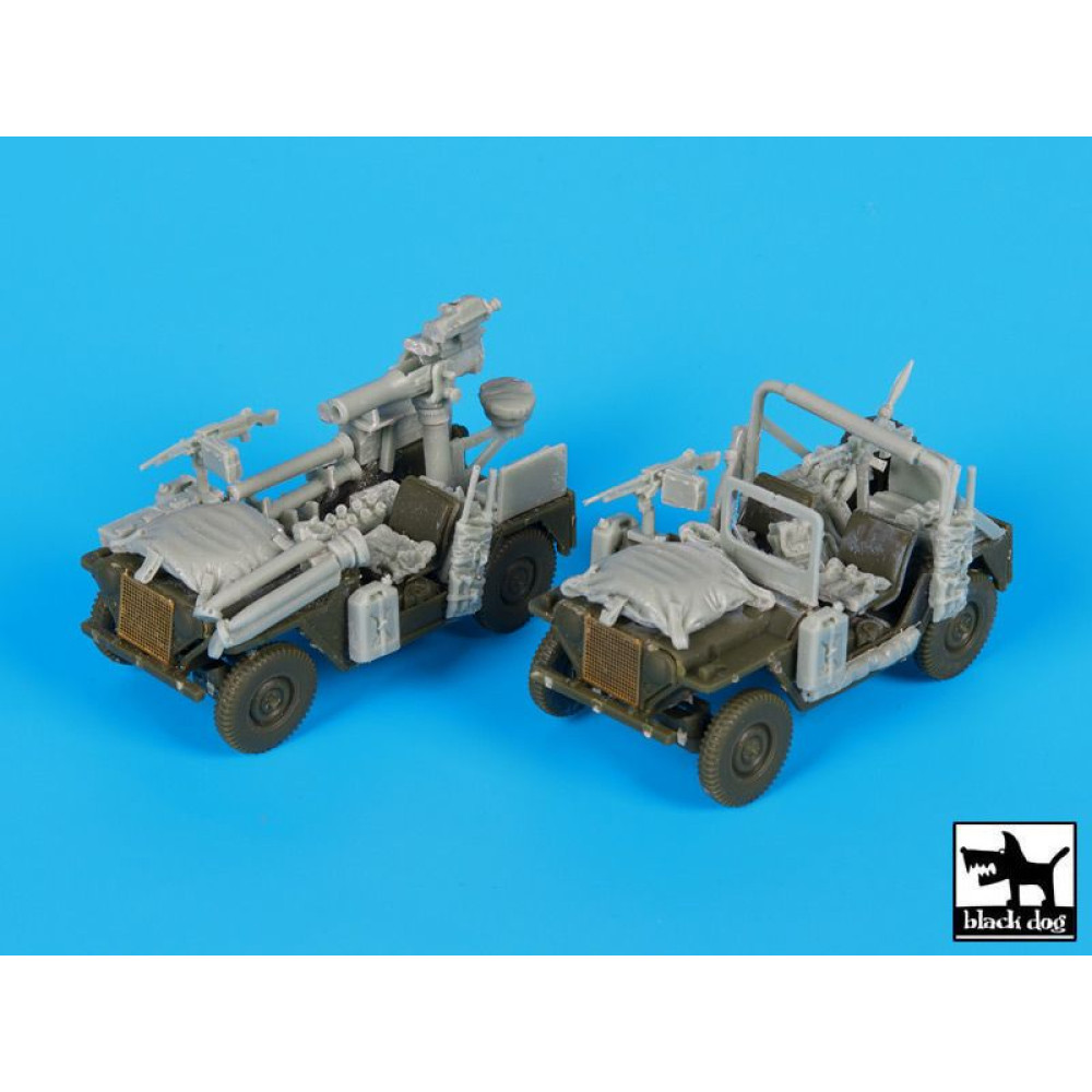 Black Dog T72094 1/72 IDF M-151 accessories set for S -model Model Kit ...