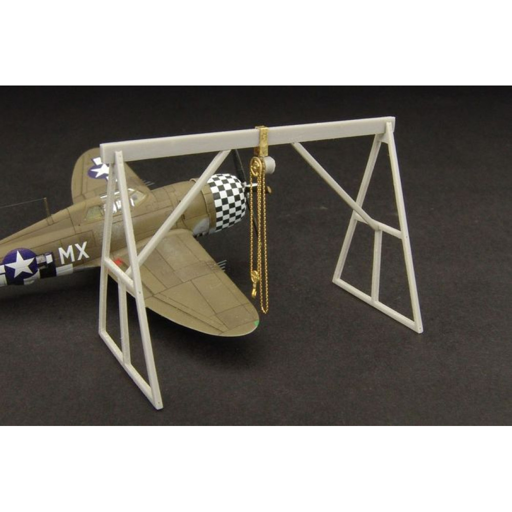 Brengun BRL144041 1/144 US Airfield crane PE-resin U.S. crane WW2 Model ...