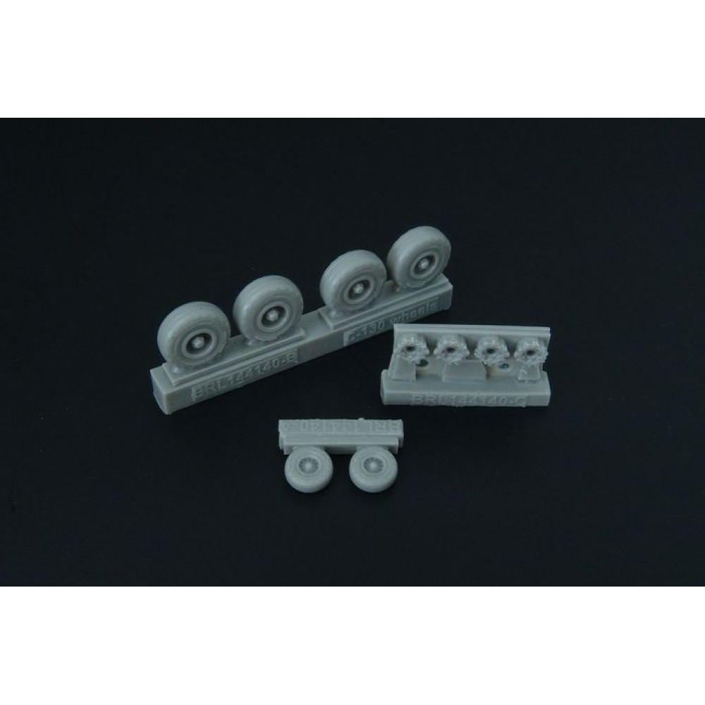Brengun BRL144140 1/144 C-130 Hercules wheels resin set of wheels Model ...
