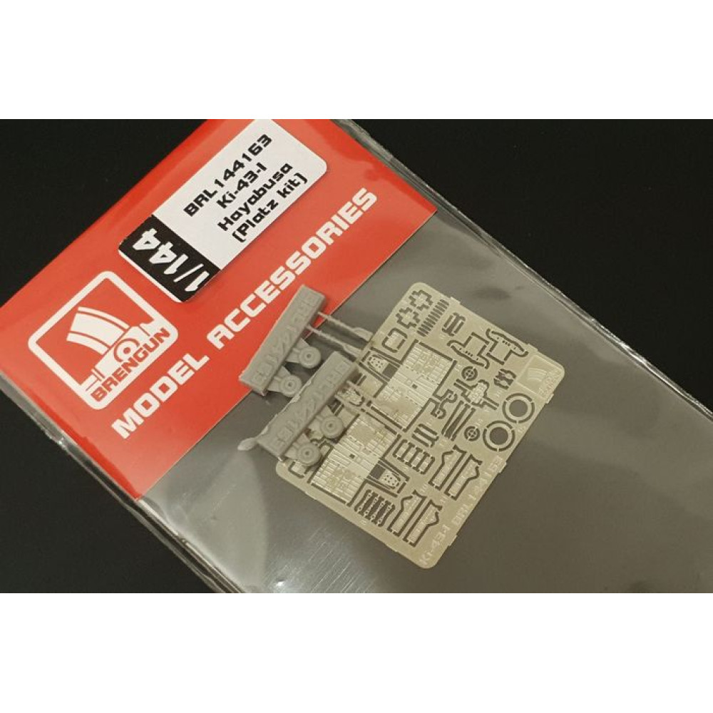 Brengun BRL144163 1/144 Ki-43-I (Platz kit) PE parts for Platz kit ...