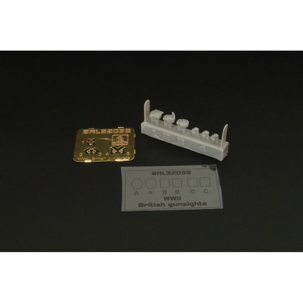 Brengun BRL32033 1/32 British reflector gunsight WWII resin set Model ...