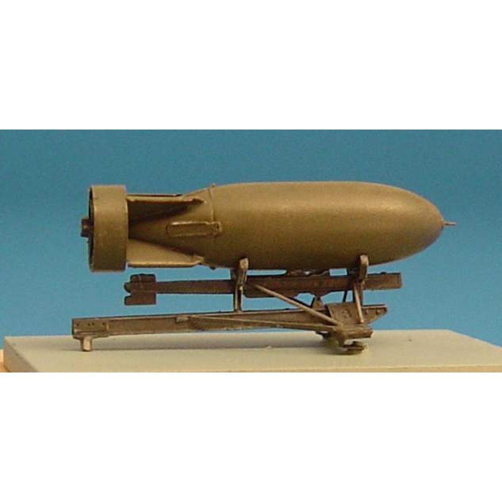 Brengun BRL48004 1/48 Bomb rack for Spitfire - british 500lb bomb ...
