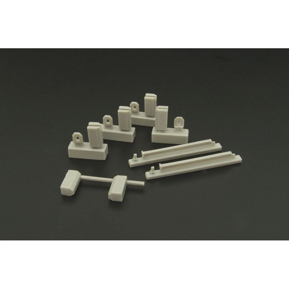 Brengun BRL48063 1/48 US Navy wheel chocks resin set of modern US ...