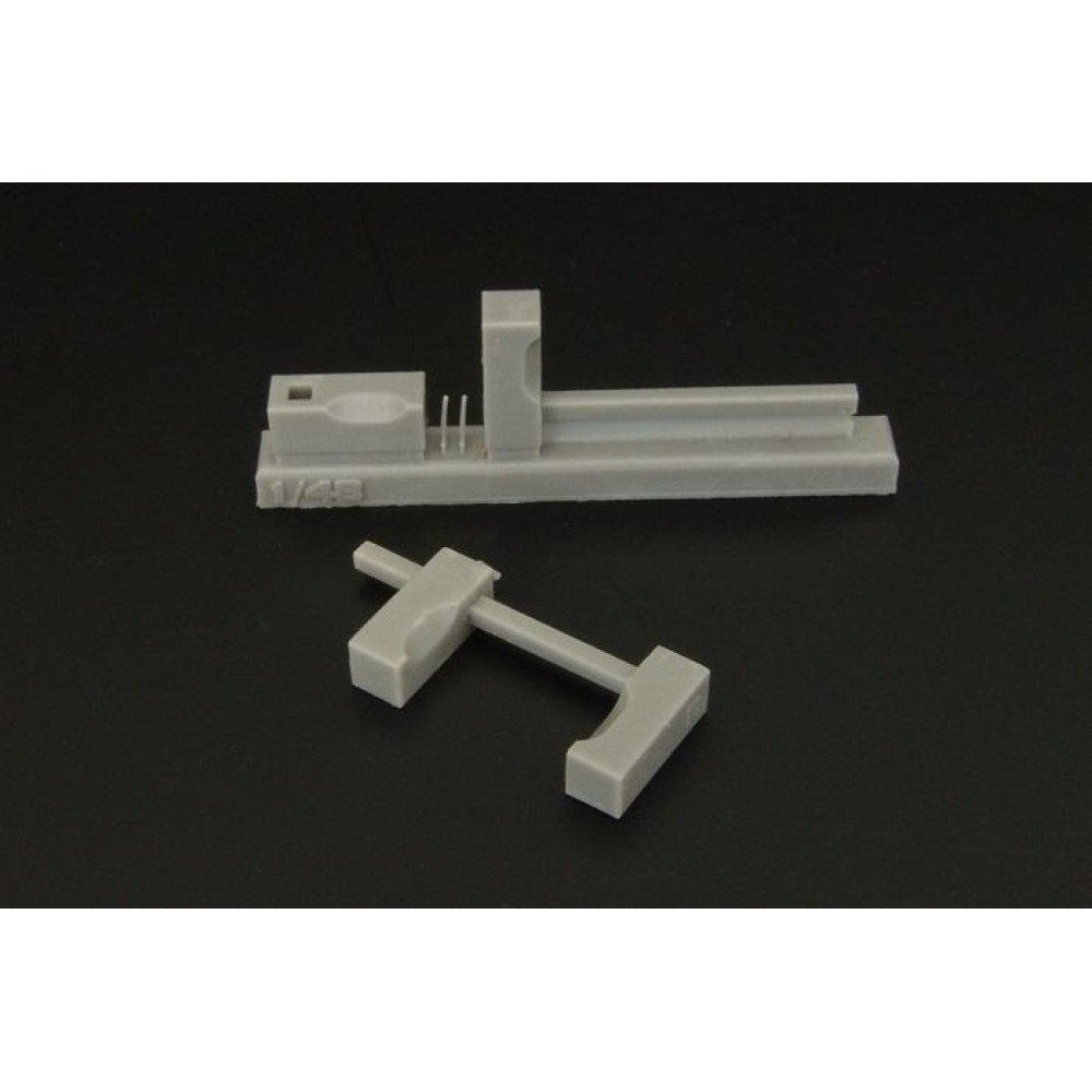 Brengun BRL48108 1/48 WWII U S Navy Wheel chocks resin set of wheel ...