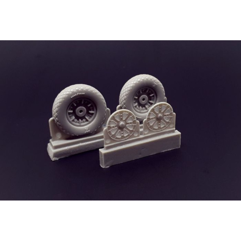 Brengun BRL48113 1/48 F4U Corsair Diamond Thread Wheels set resin Model ...