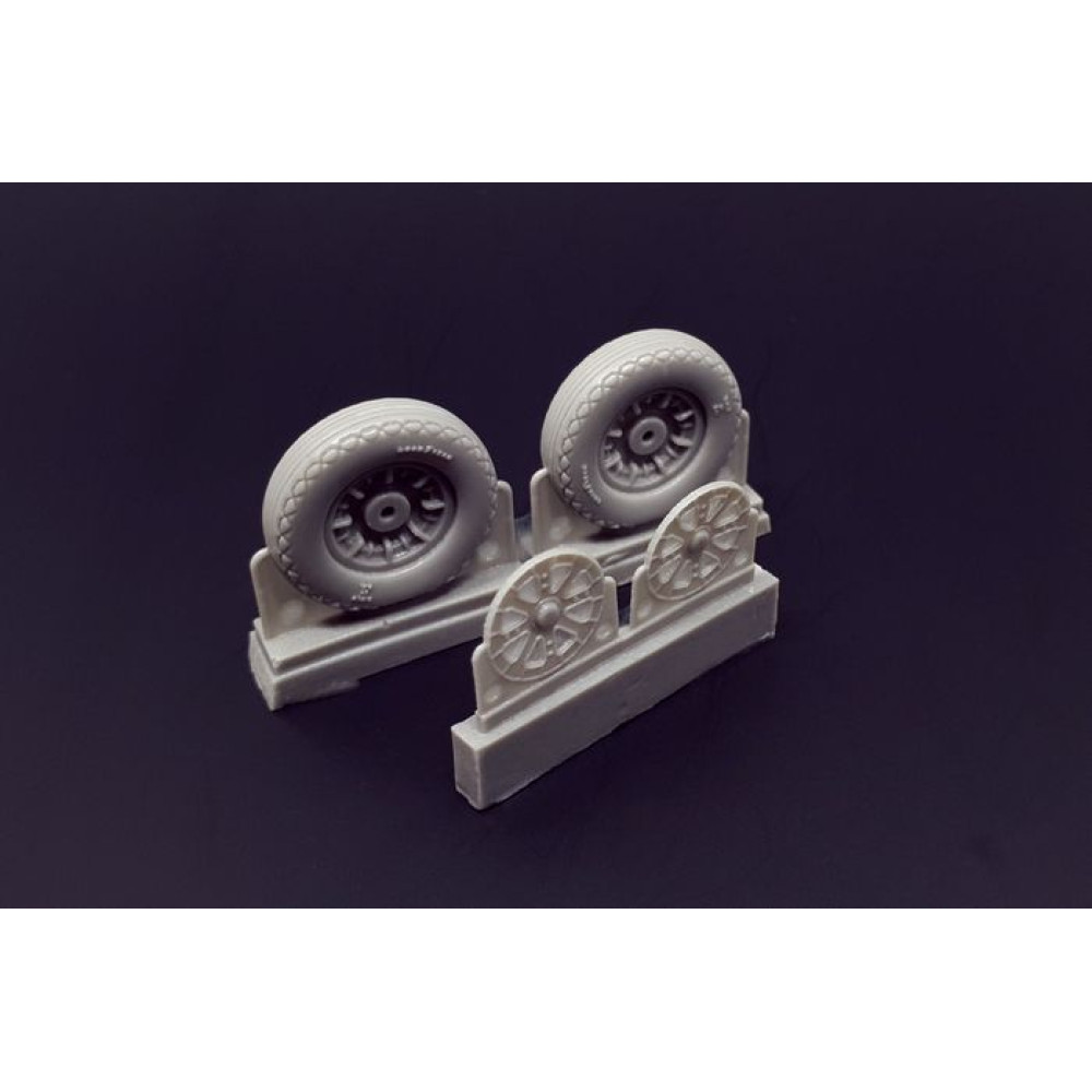 Brengun BRL48116 1/48 F4U Corsair Ribbed-Diamond Thread Wheels set ...