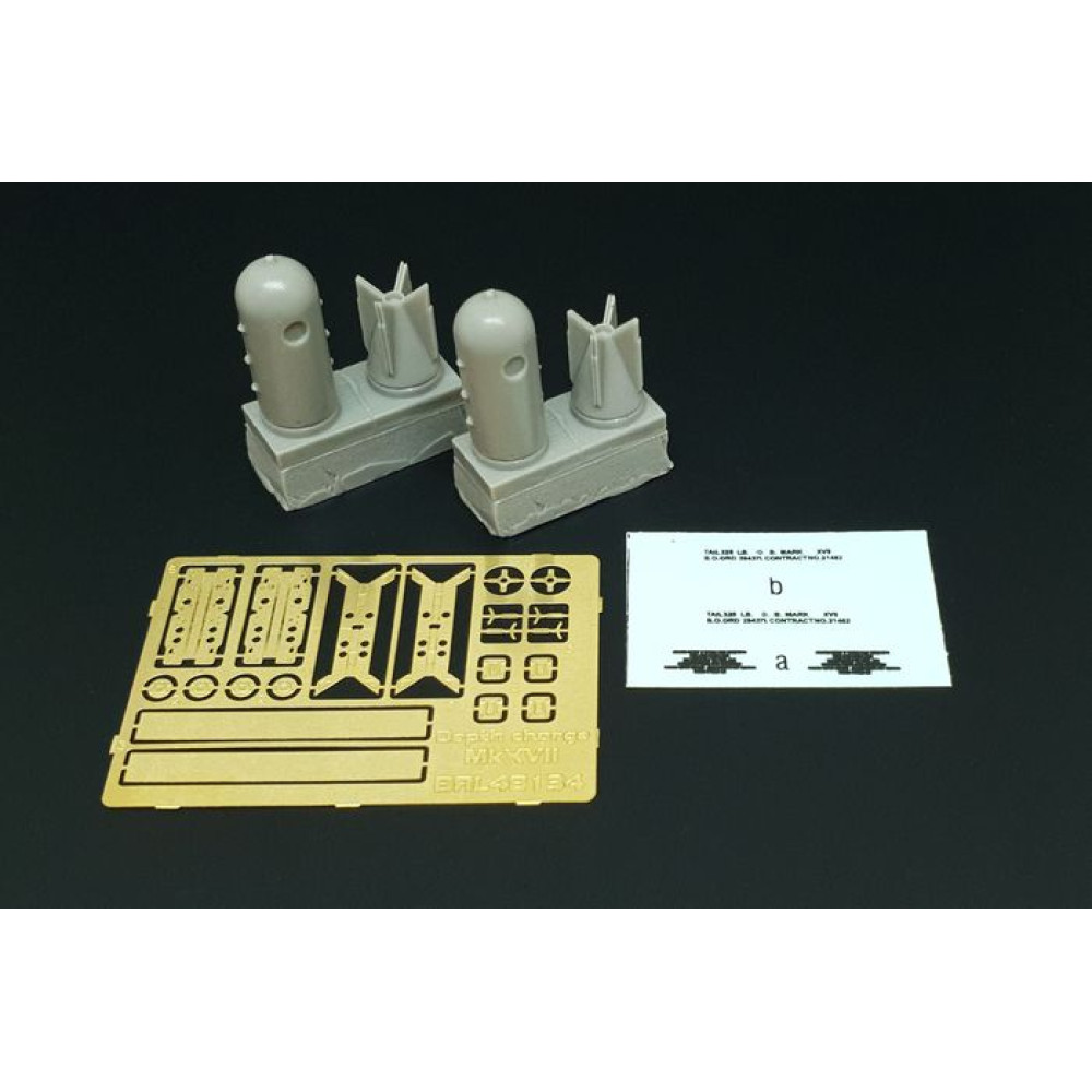 Brengun BRL48134 1/48 Mark MKXVII Depth Charge resin kit of US depth ...