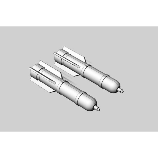 Brengun BRL48148 1/48 M26 flare (2pcs) Resin ser of U.S. WWII flares ...