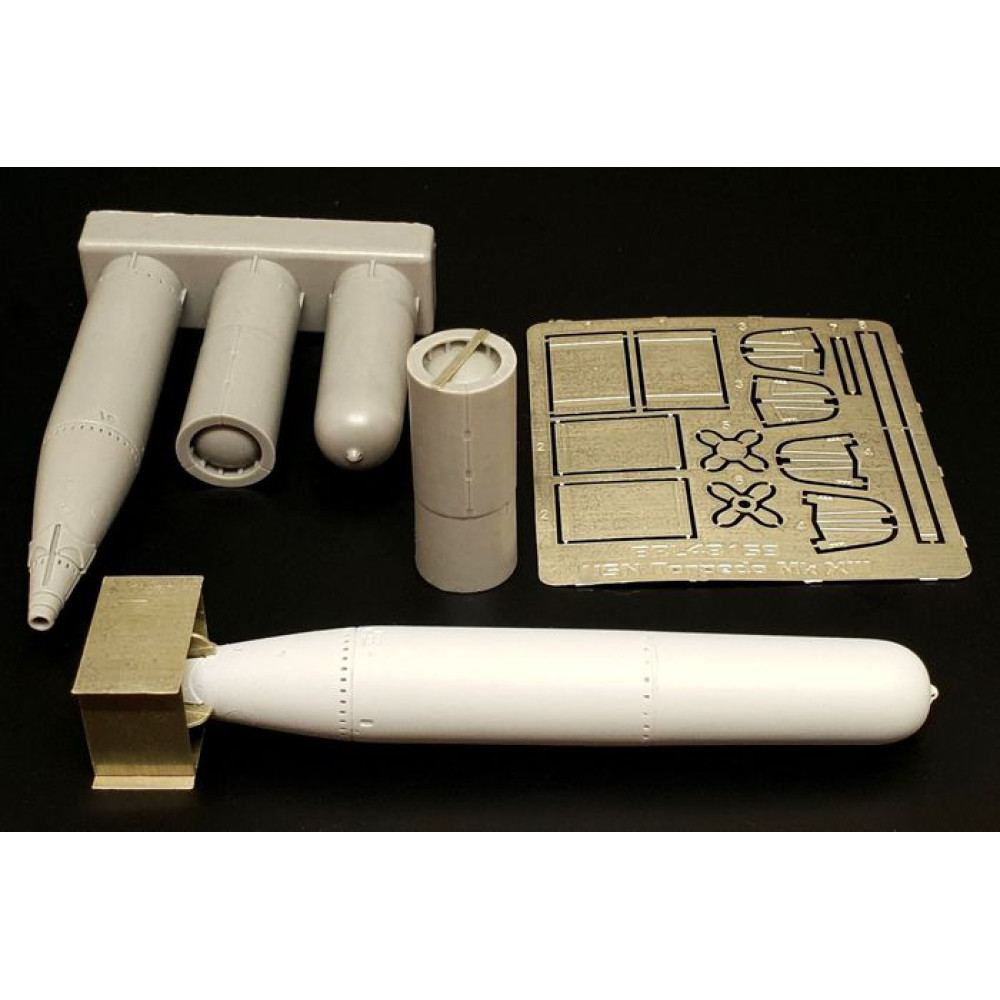 Brengun BRL48159 1/48 USN Mk.XIII torpedo Resin construction kit of U.S ...