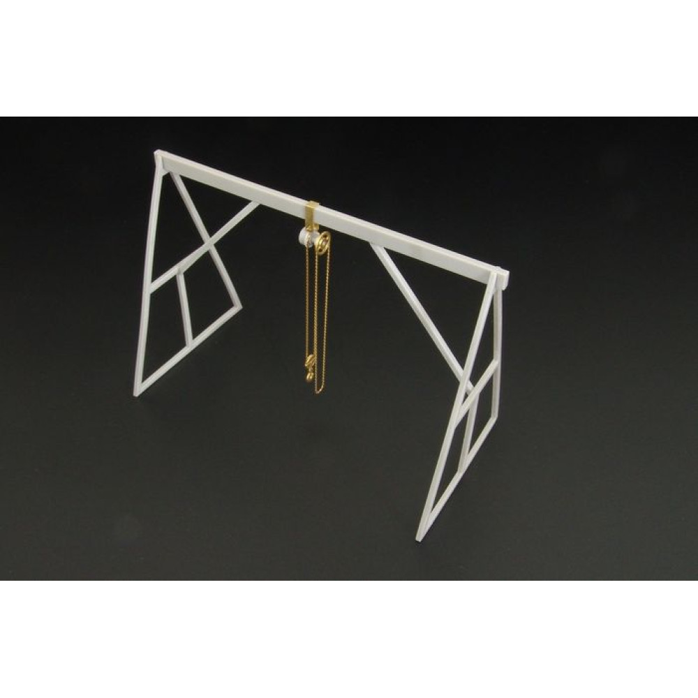 Brengun BRL72034 1/72 U S airfield crane PE - resin kit of U.S. crane ...