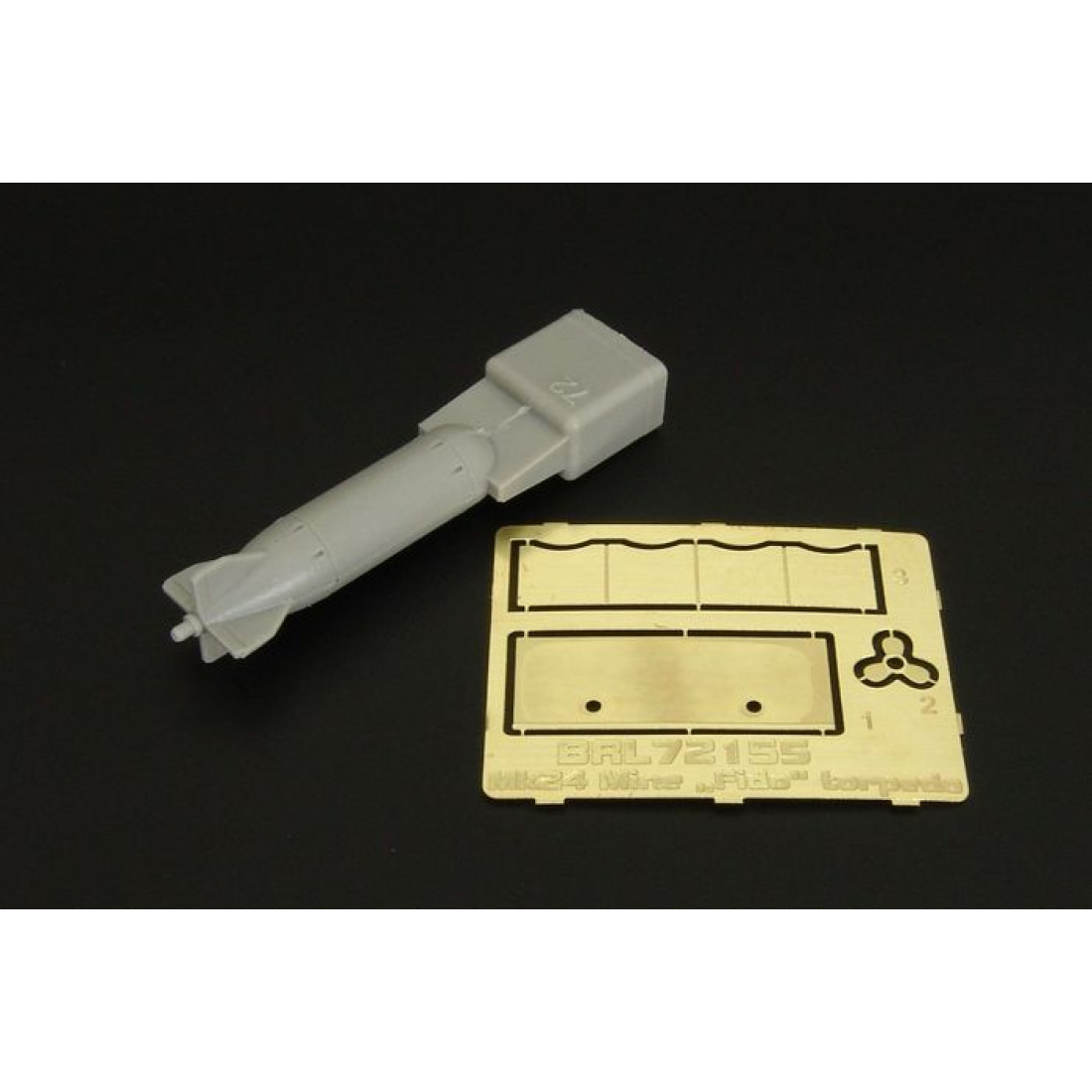 Brengun BRL72155 1/72 Mk24 Mine Fido“ torpedo resin set of U.S. torpedo ...