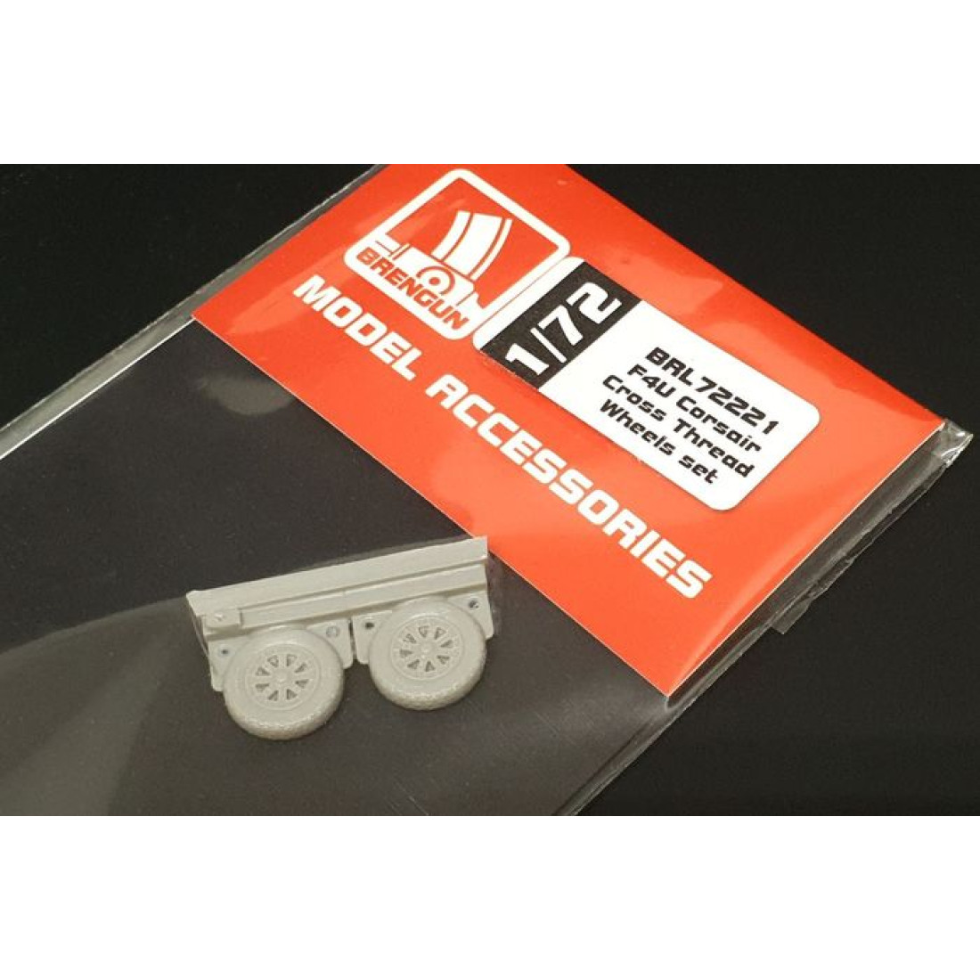 Brengun BRL72221 1/72 F4U Corsair Cross Thread Wheels set Resin casted ...