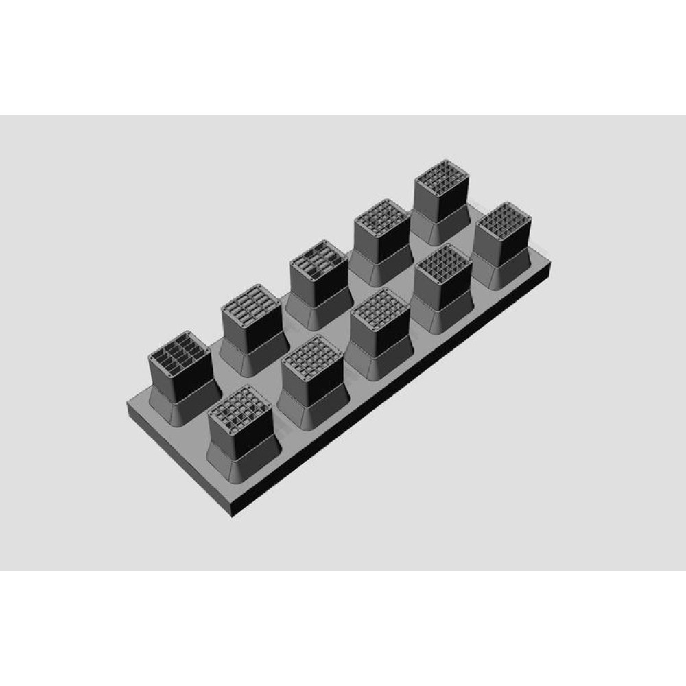 Brengun BRL72235 1/72 AN-ALE 47 Countermeasures Dispenser Resin set ...