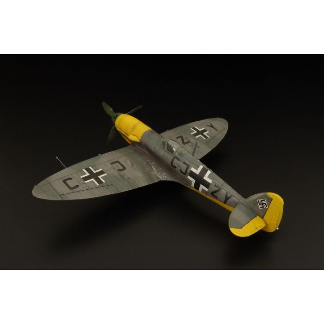 Brengun BRP72010 1/72 Spitfire Vb MesserSpit plastic construction kit ...