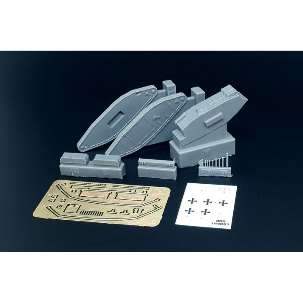 Brengun BRS144057 1/144 Mark IV Female Resin kit of british WWI tank ...
