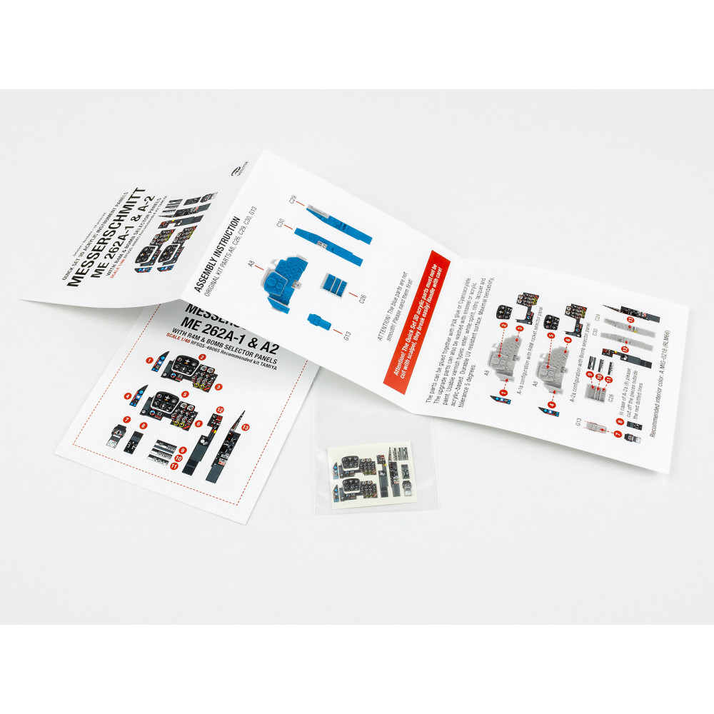 Red Fox Qs-48065 1/48 Messerschmitt Me 262a-1/A-2 With R4m And Bomb ...