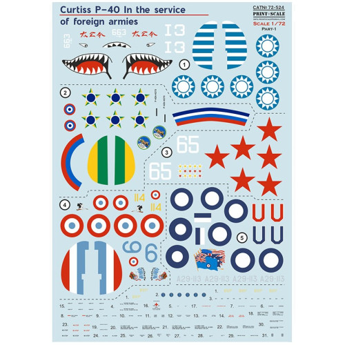 1/72 decals at Plastic Models Store
