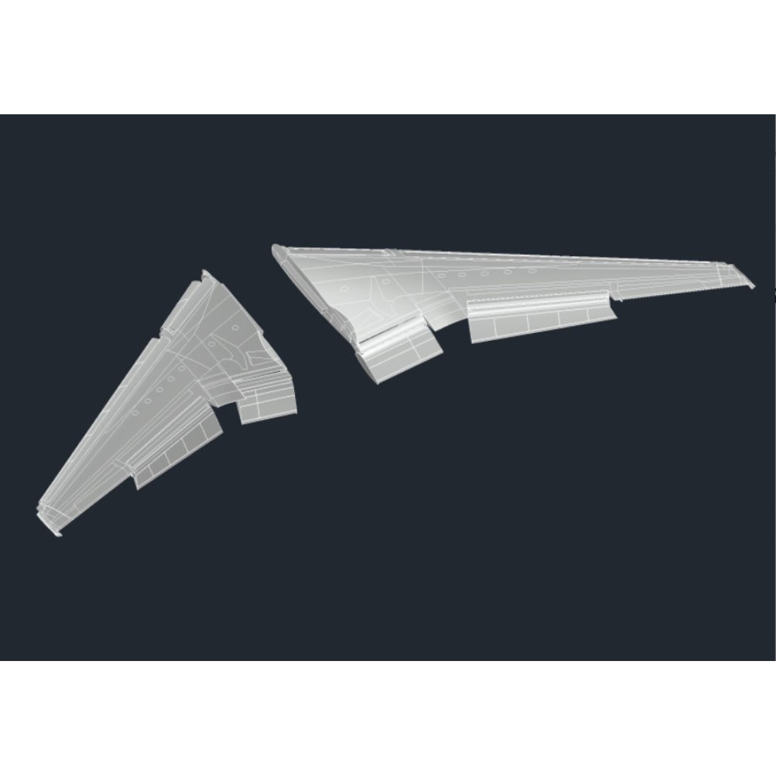 Laci 200010 1/200 Dc-10 Mcdonnell Douglas Md-11 Landing Flaps For ...