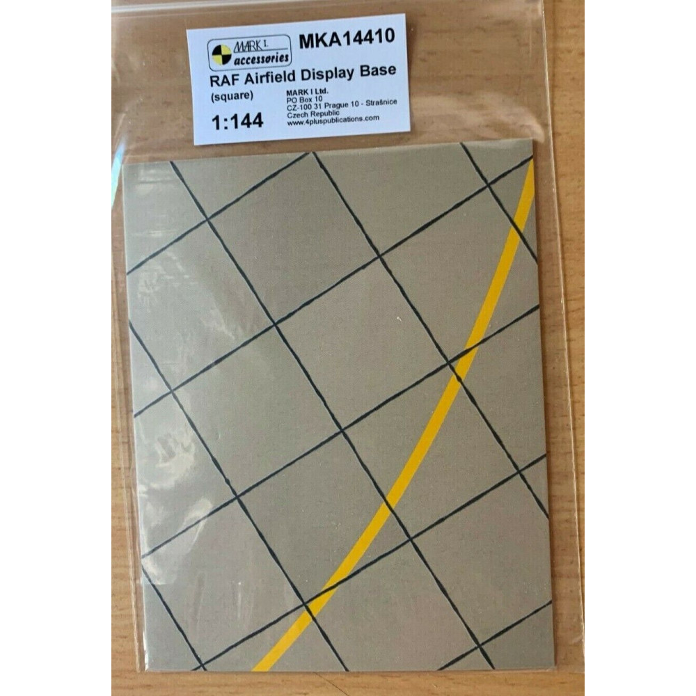 Mark I MKA14410 1/144 RAF Display Base square concrete panel