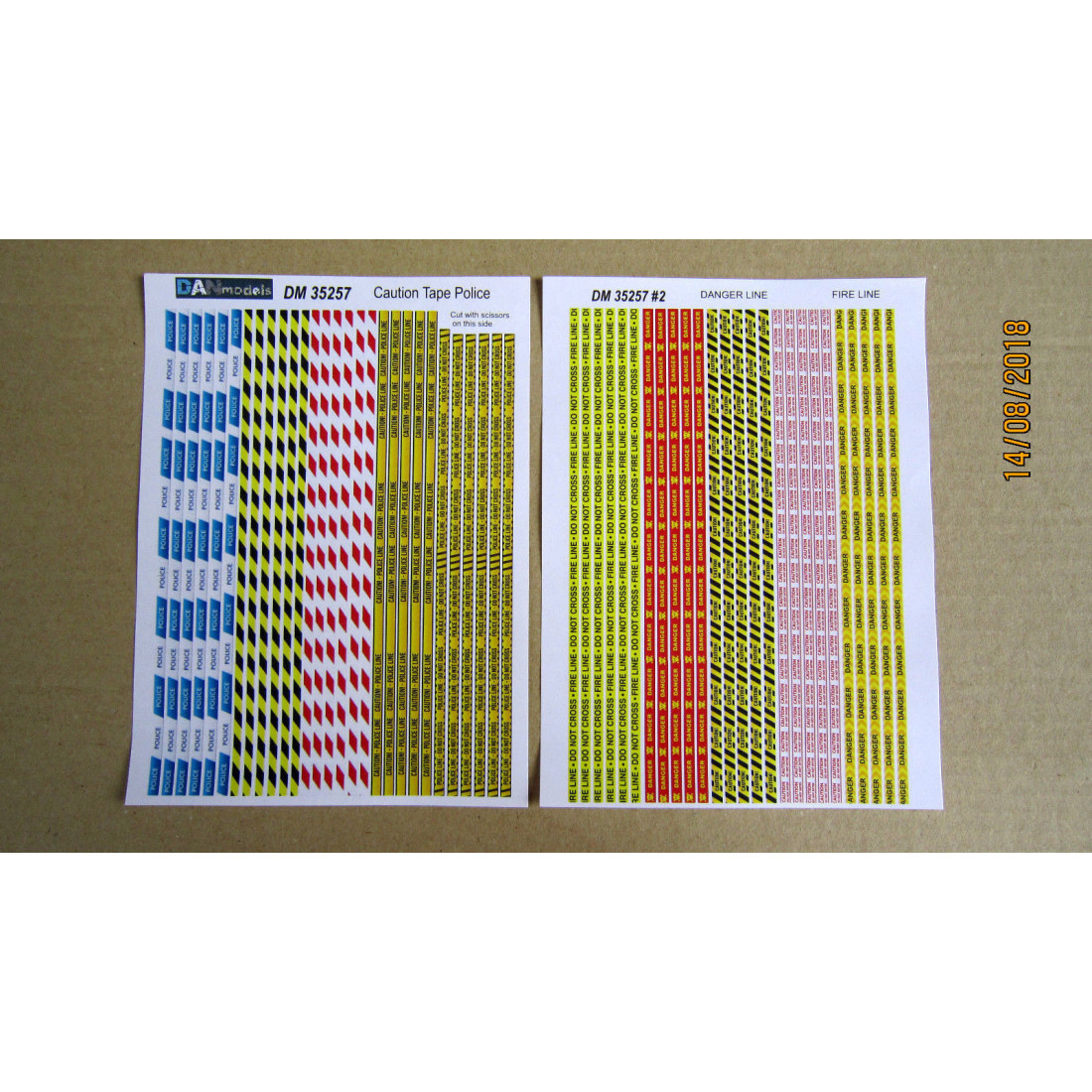 MATERIAL FOR DIORAMAS. CAUTION TAPE POLICE/DANGER LINE/FIRE LINE 1/35 ...