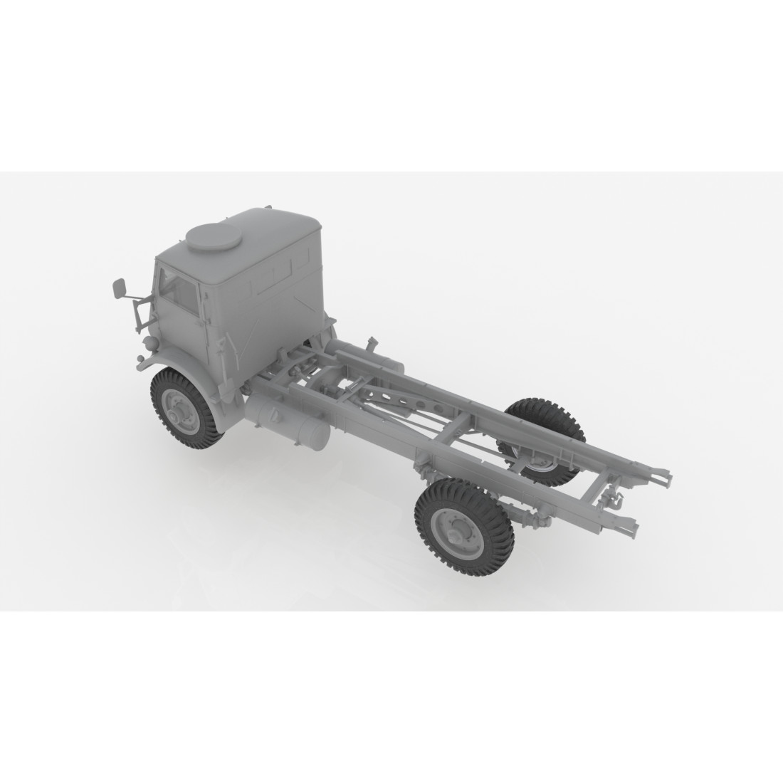 MODEL W.O.T. 6, WWII BRITISH TRUCK World War II 1/35 scale model kit ...