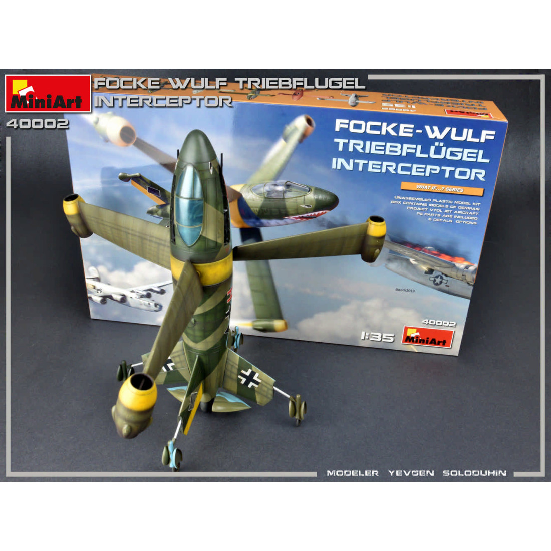 Miniart 40002 - 1/35 Focke Wulf Triebflugel interceptor vertical 3 wing ...