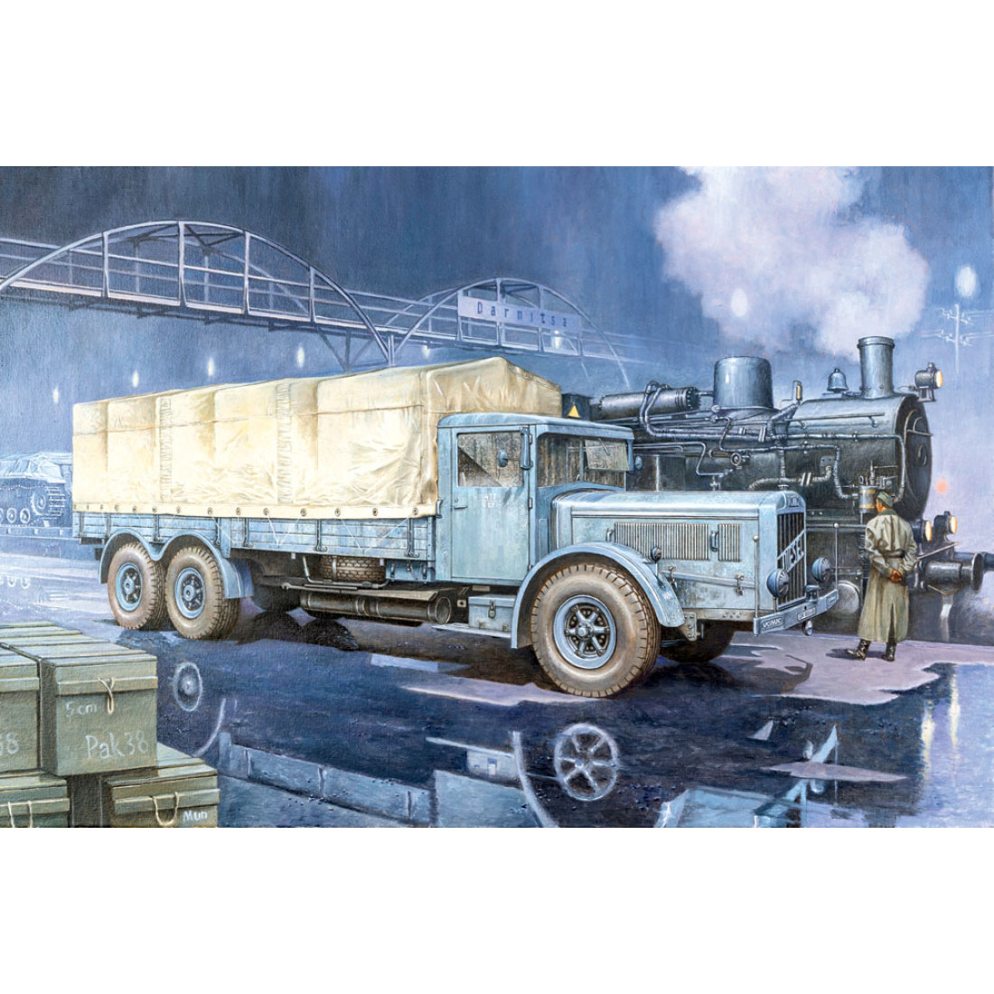 Roden 738 - 1/72 - Vomag 8 LR LKW WWII German Heavy Truck Plastic Model ...